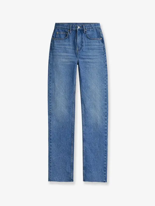 THE FRANKIE SHOP Denim" Wash Straight Leg Jeans