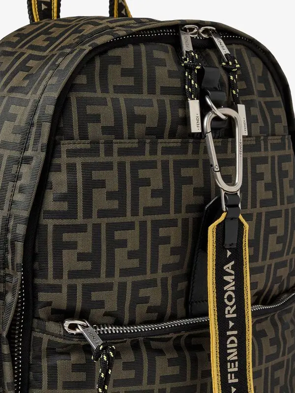 Fendi Climb Ff Zucca Technical Fabric Backpack
