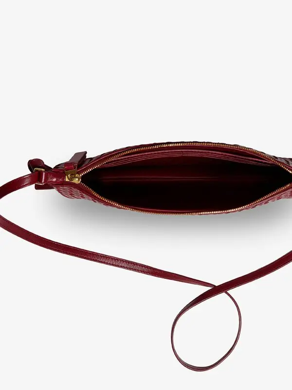Bottega Veneta Piccolo Intrecciato Clutch With Shoulder Strap