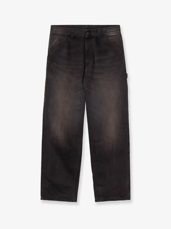 Carhartt Work In Progress Washedout Denim Jeans - Black
