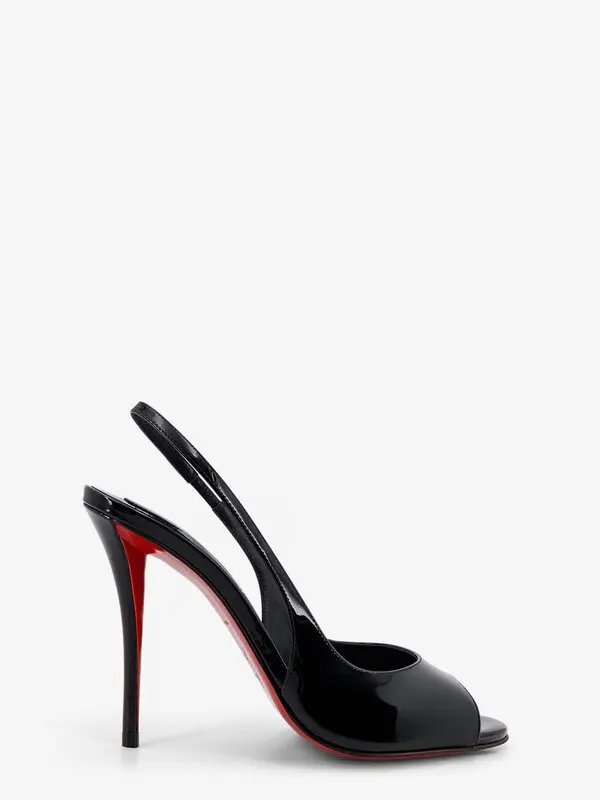 CHRISTIAN LOUBOUTIN Sofia Z Patent Leather Sandals - Black