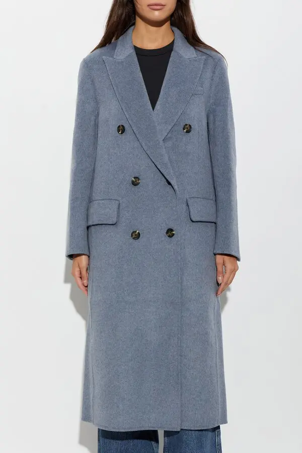 Rag & Bone Double-breasted Wool Cashmere Blend Coat