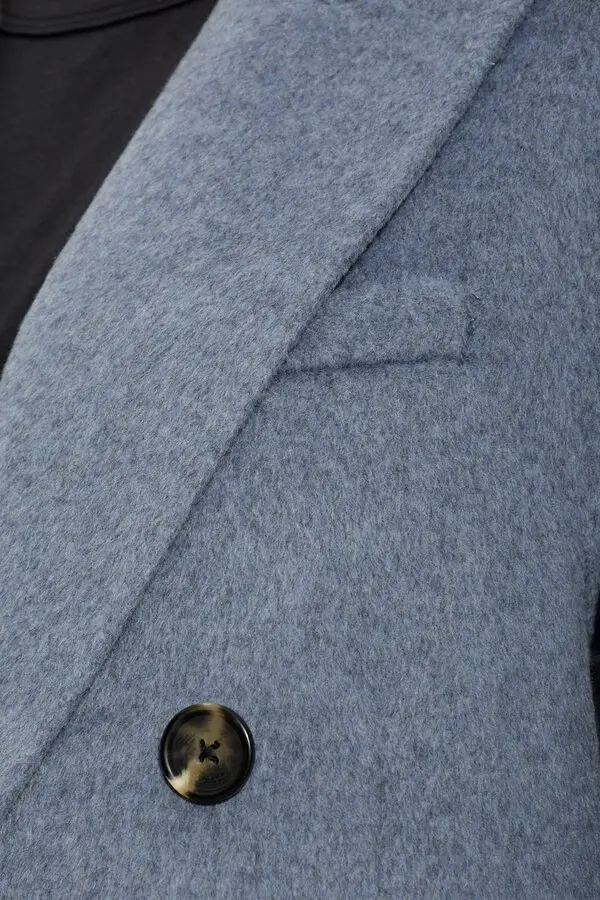 Rag & Bone Double-breasted Wool Cashmere Blend Coat