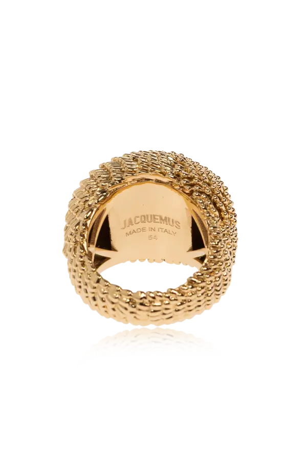Jacquemus Herisson Ring In Tone Metal