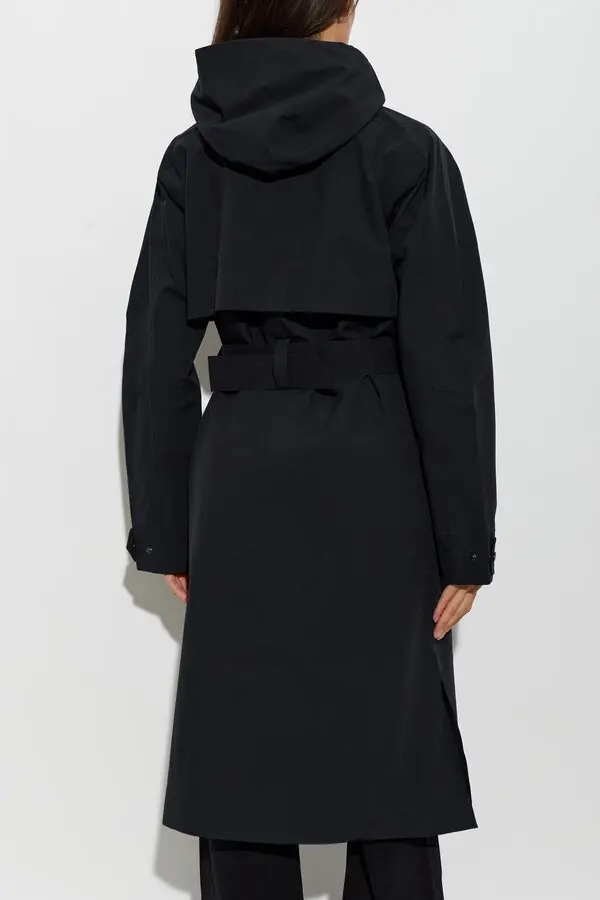 The Upside James" Polyester Trench Coat With Hood And Belt