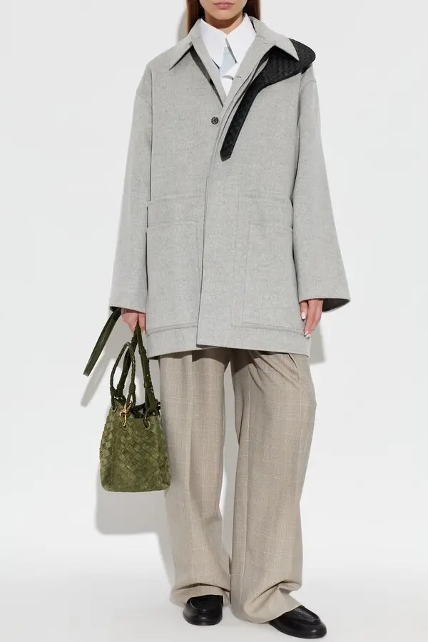 Bottega Veneta Wool Wide-leg Pleated Pants