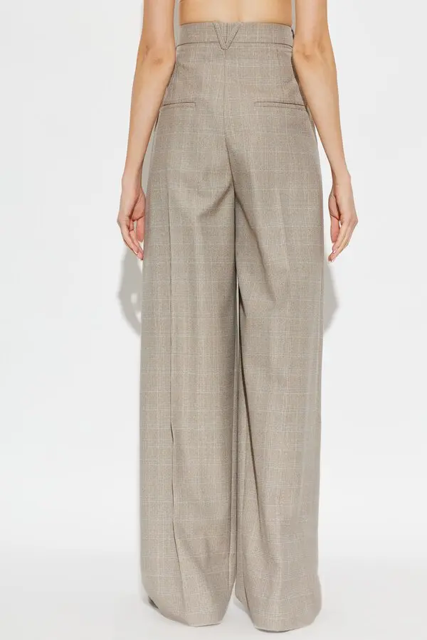 Bottega Veneta Wool Wide-leg Pleated Pants