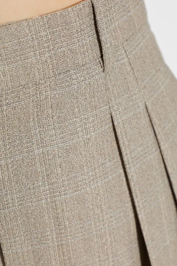 Bottega Veneta Wool Wide-leg Pleated Pants