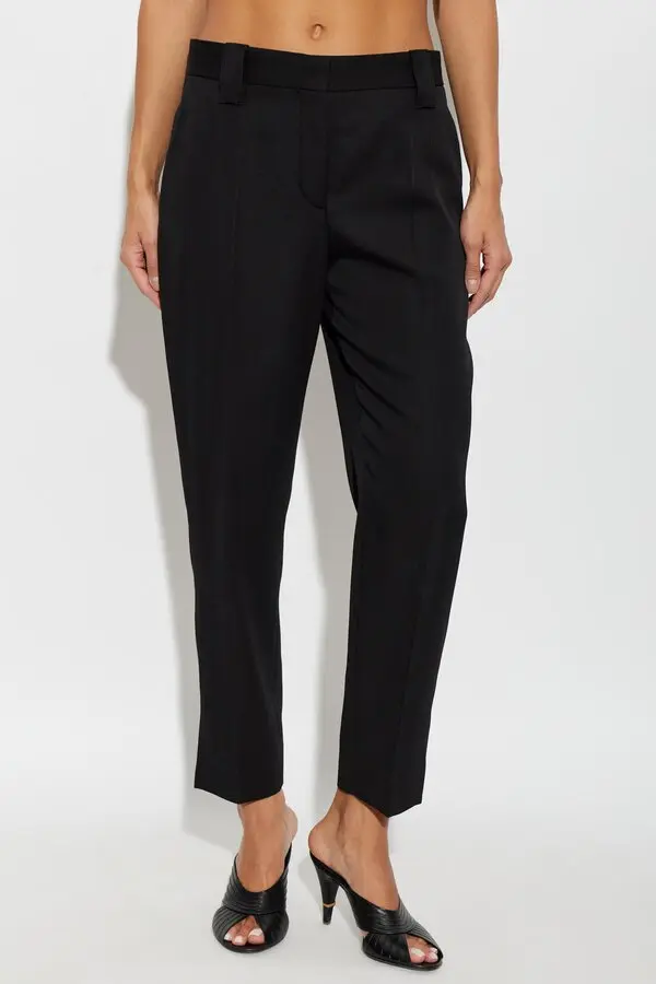 Versace Wool Pleated Trousers