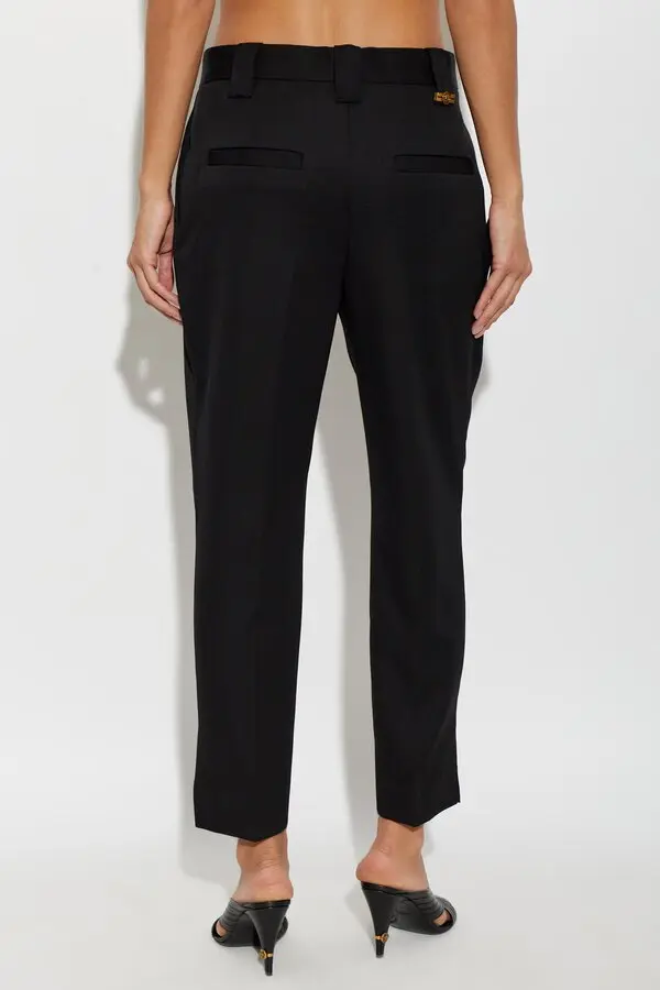 Versace Wool Pleated Trousers