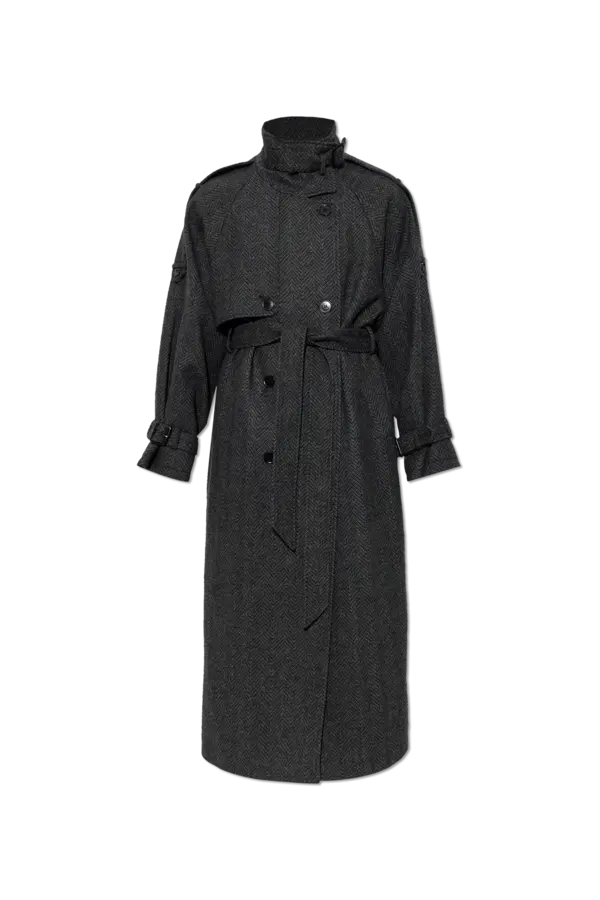 GESTUZ Gzavic’ Coat With Single Vent - Grey