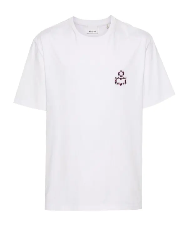 Isabel Marant Étoile Hugo Logo-embroidered T-shirt