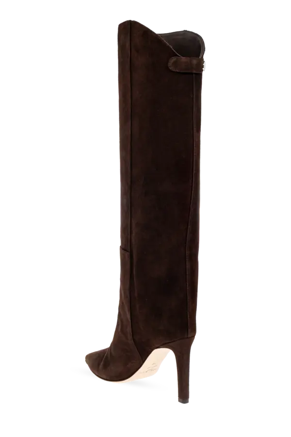 JIMMY CHOO Alizze Suede Knee-high Stiletto Boots