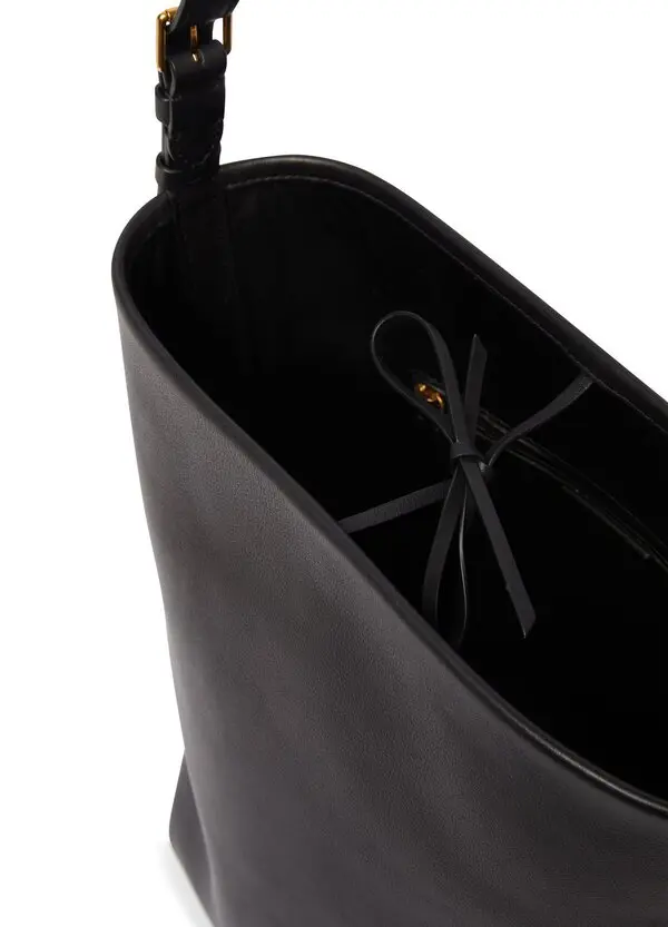 THE ROW Medium N/s Park Slim Shoulder Bag - Black