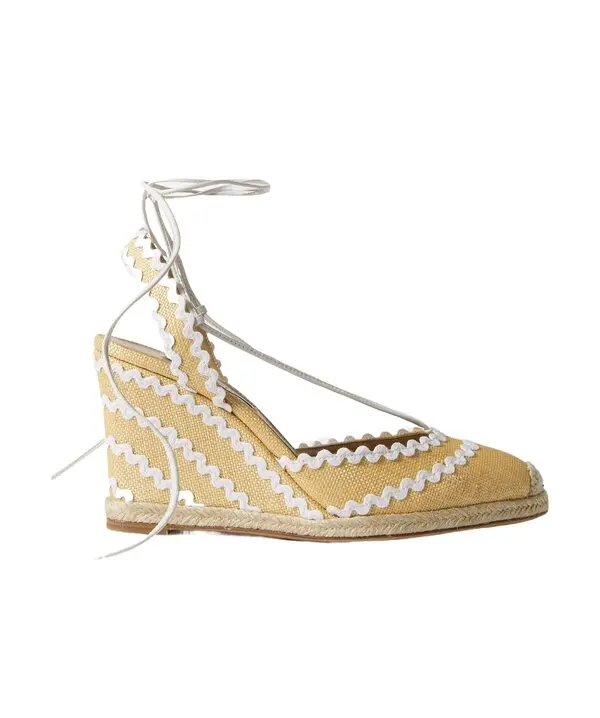 AQUAZZURA Wedge Heel Sandals - Beige