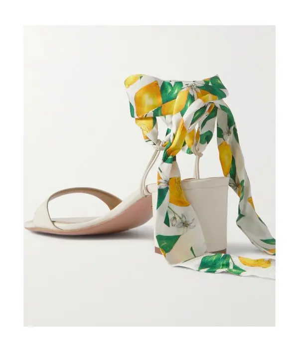 AQUAZZURA Round-headed High-heeled Sandals