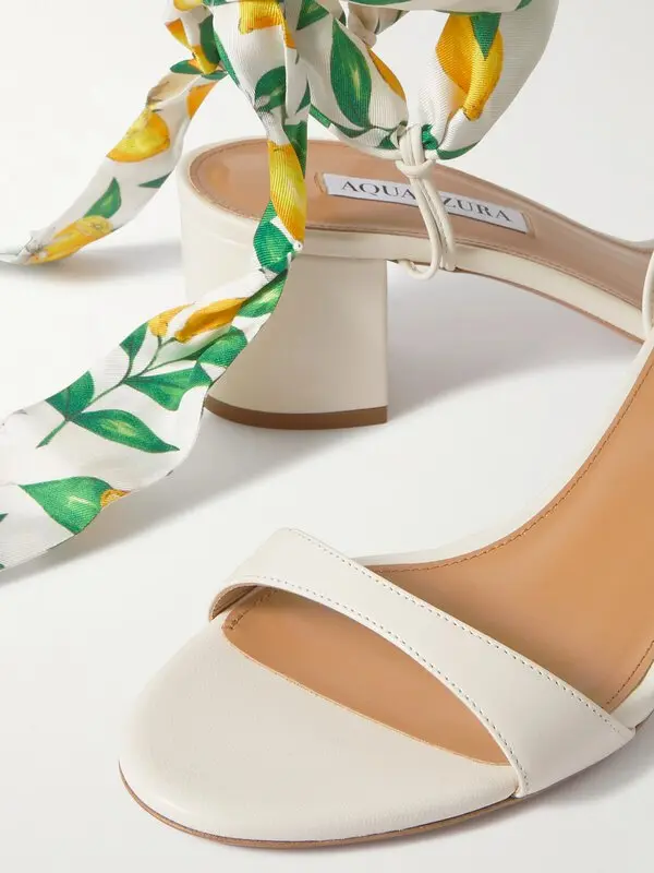 AQUAZZURA Round-headed High-heeled Sandals