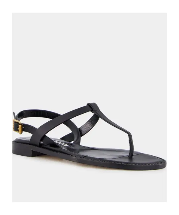 Manolo Blahnik Open-toed Flat Sandals