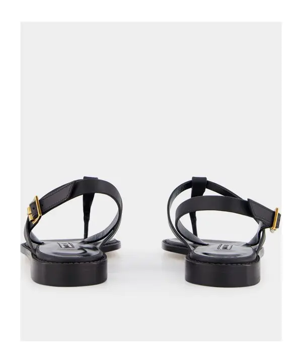 Manolo Blahnik Open-toed Flat Sandals