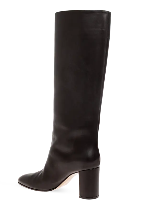 GIANVITO ROSSI Dana' Knee-high Block Heel Boots In Calf Leather