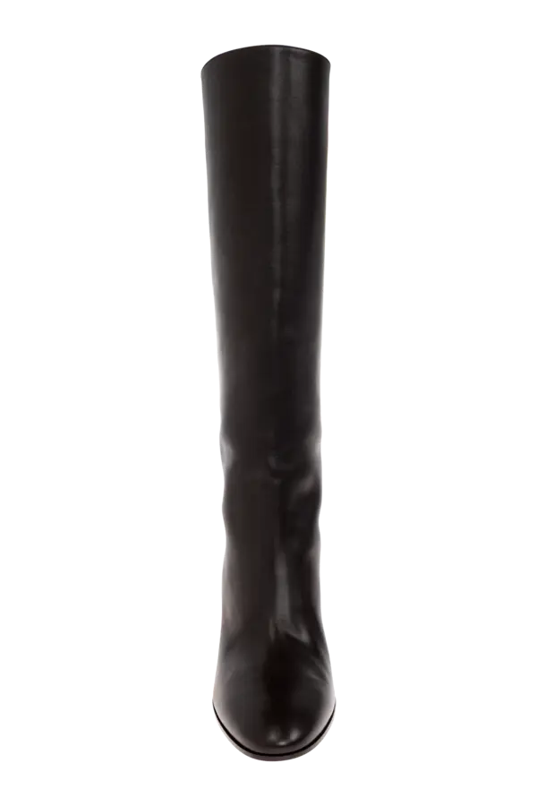 GIANVITO ROSSI Dana' Knee-high Block Heel Boots In Calf Leather