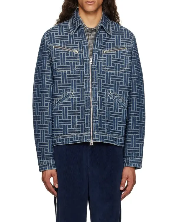 Kenzo Weave Trucker Denim Jacket