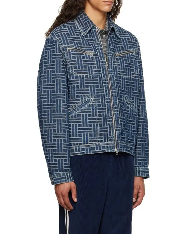 Kenzo Weave Trucker Denim Jacket
