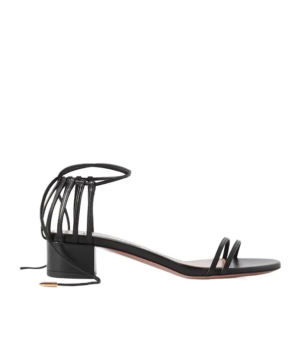 AQUAZZURA Open-toed High-heeled Sandals - Black
