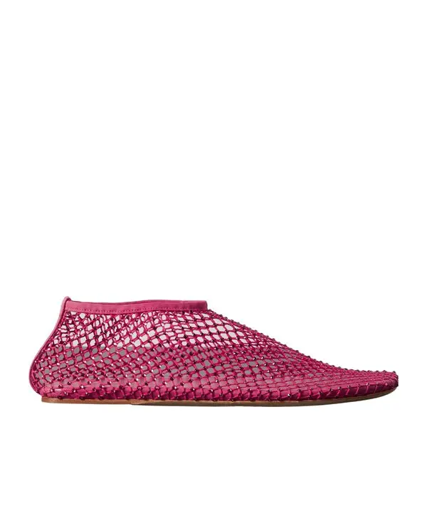 Christopher Esber Mesh Ballet Flats - Pink
