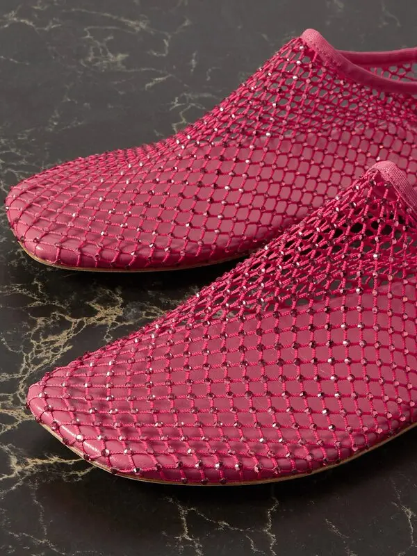 Christopher Esber Mesh Ballet Flats