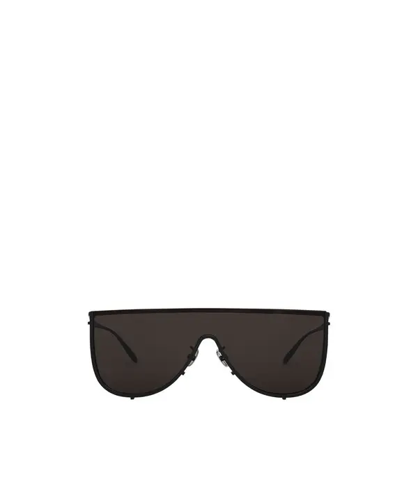 Alaïa Mask Rectangular Frame Sunglasses - Black