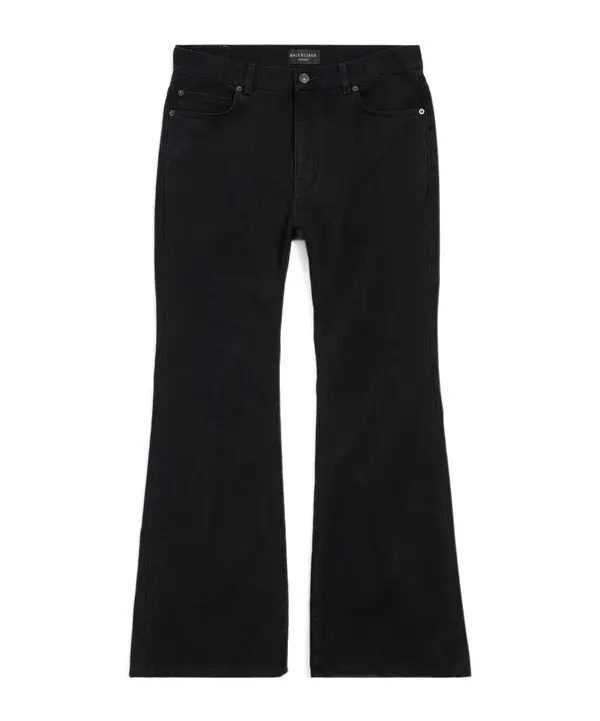 Balenciaga Flared Pants - Black