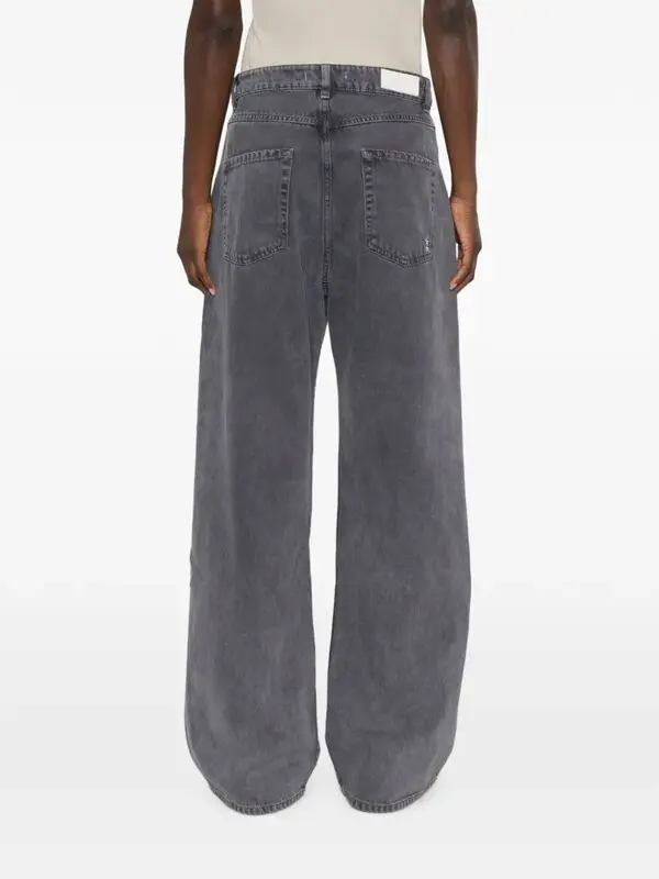 ICON DENIM LOS ANGELES Faded Wide-leg Jeans