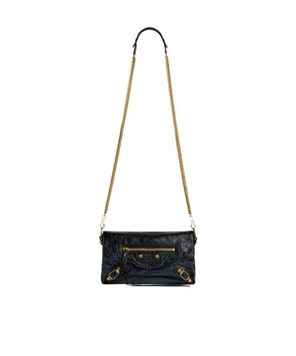 Balenciaga Le City Clutch With Chain