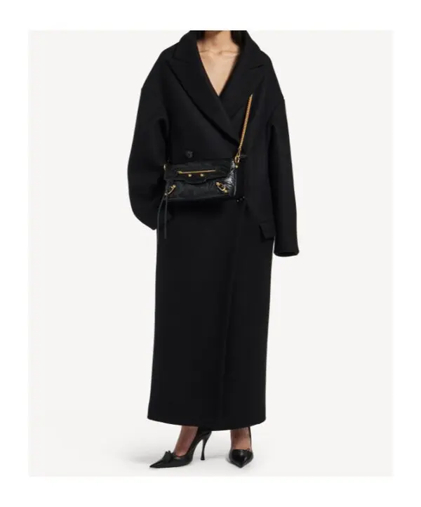 Balenciaga Le City Clutch With Chain