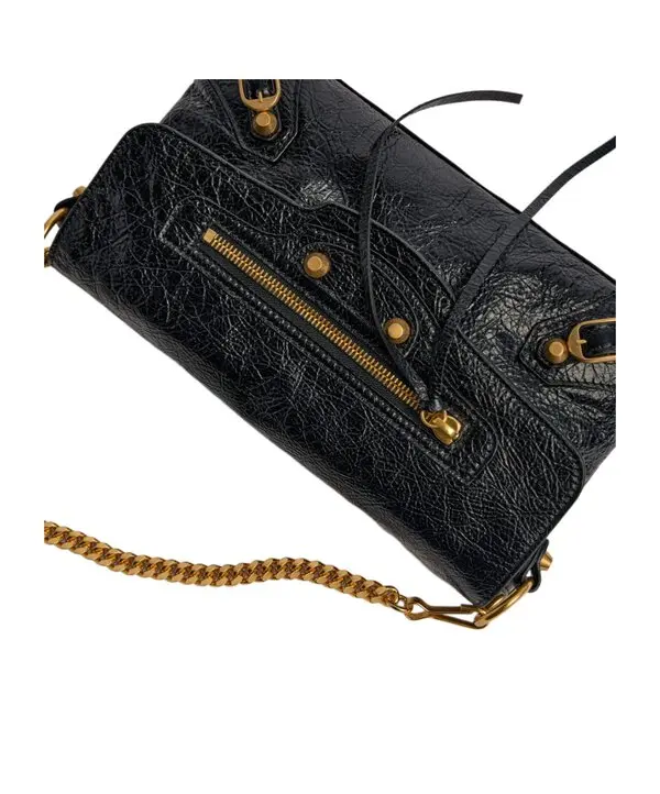 Balenciaga Le City Clutch With Chain