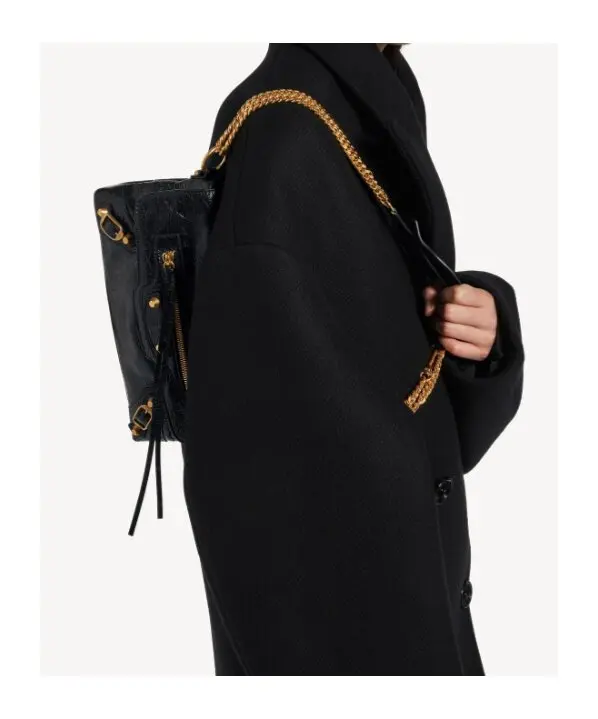 Balenciaga Le City Clutch With Chain