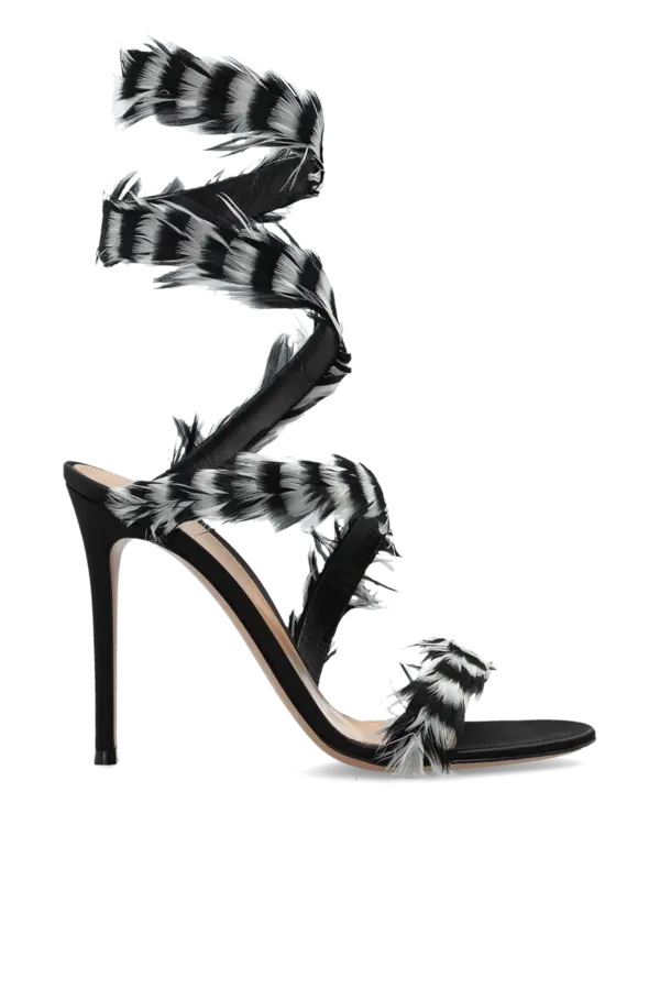GIANVITO ROSSI Opera’ Heeled Sandals - Black