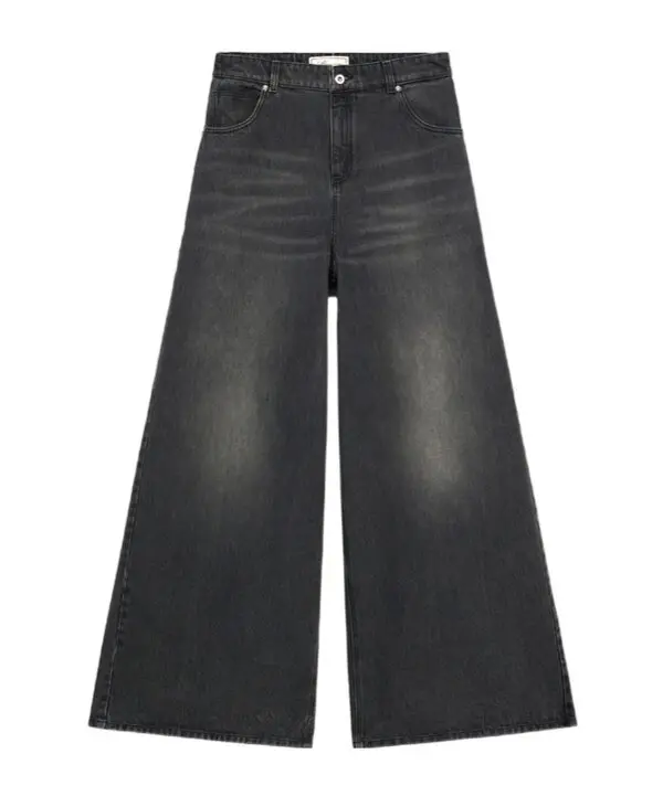 Blumarine Whiskering-effect Jeans