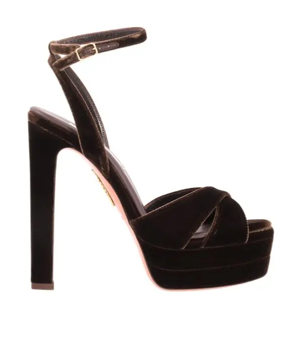 AQUAZZURA Platform High-heeled Sandals - Black