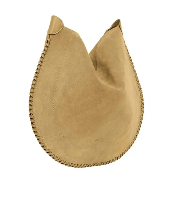 Isabel Marant Étoile Oskan Hobo Soft Shoulder Bag - Nude