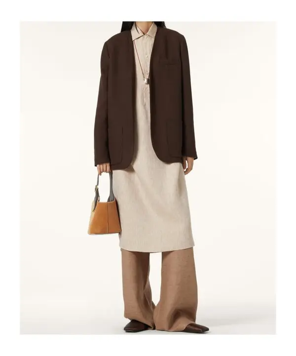 Loro Piana Long Sleeve Shirt Dress