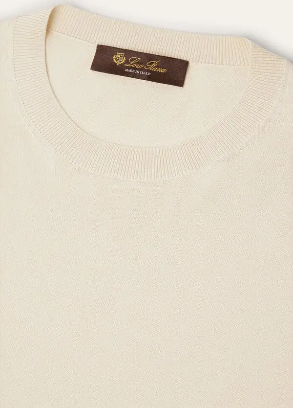 Loro Piana Ribbed Crewneck Pullover