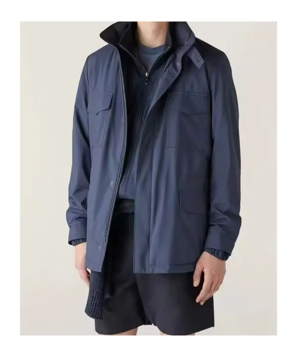 Loro Piana Traveller High-neck Jacket