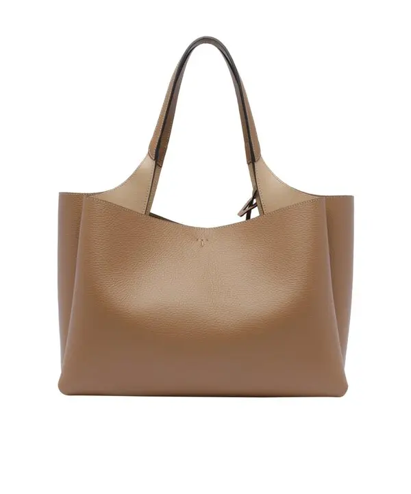 TOD'S T Timeless Logo Plaque Medium Tote Bag