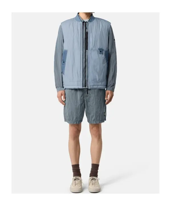 Stone Island Wind-resistant Padded Vest With Anti-drop