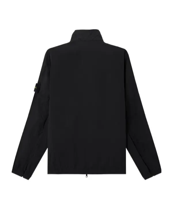Stone Island Comfort-fit Zip-up Overshirt - Black