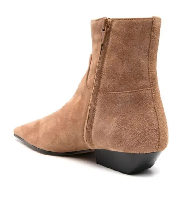 Khaite Marfa Square-toe Ankle Boots
