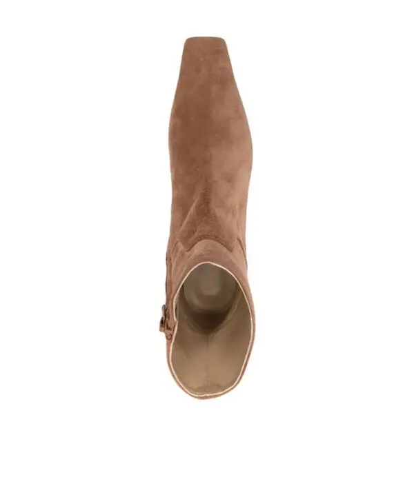 Khaite Marfa Square-toe Ankle Boots