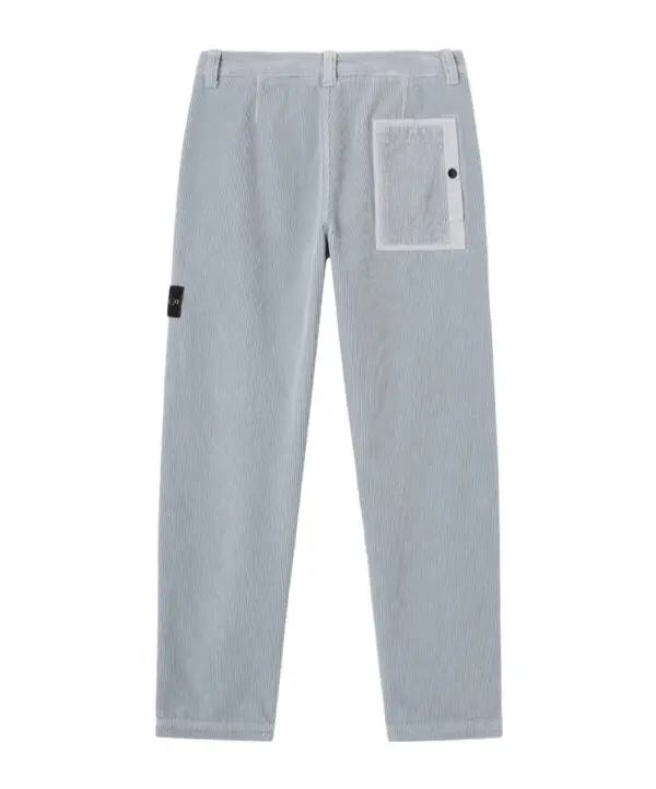 Stone Island Regular-fit Chino Trousers With Contrast Pocket